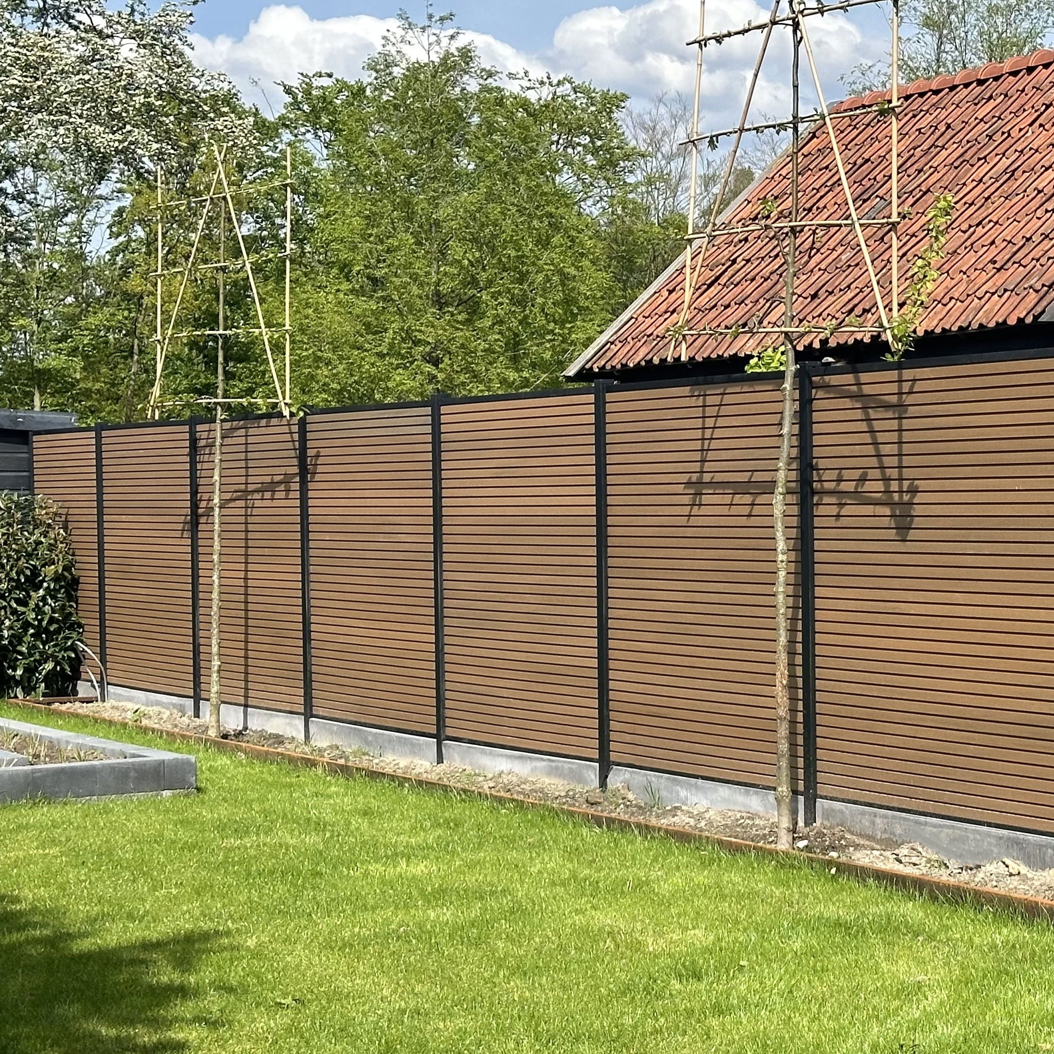 Premium Rhombus schutting kopen? Koop een schutting bij Compoziet!