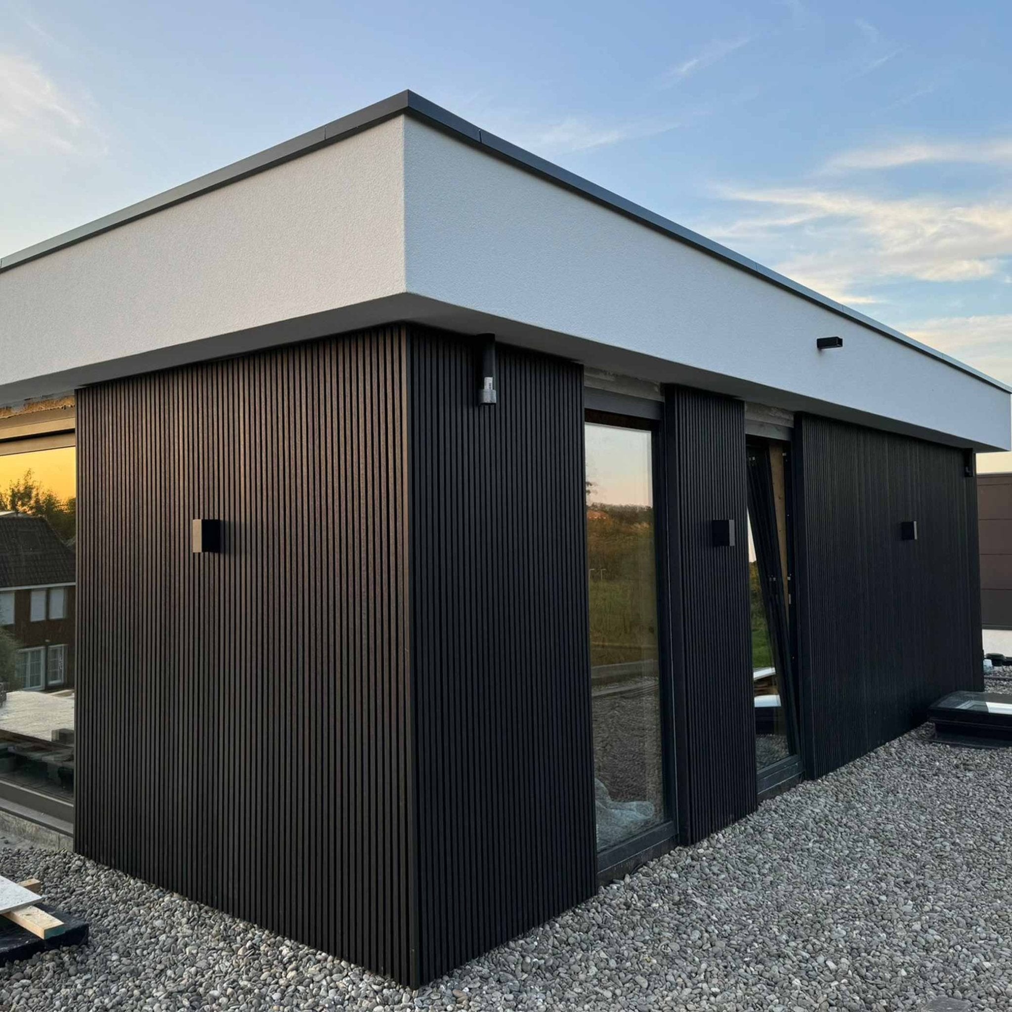 Zwarte rhombus gevelbekleding kopen? Bestel online bij Compoziet!